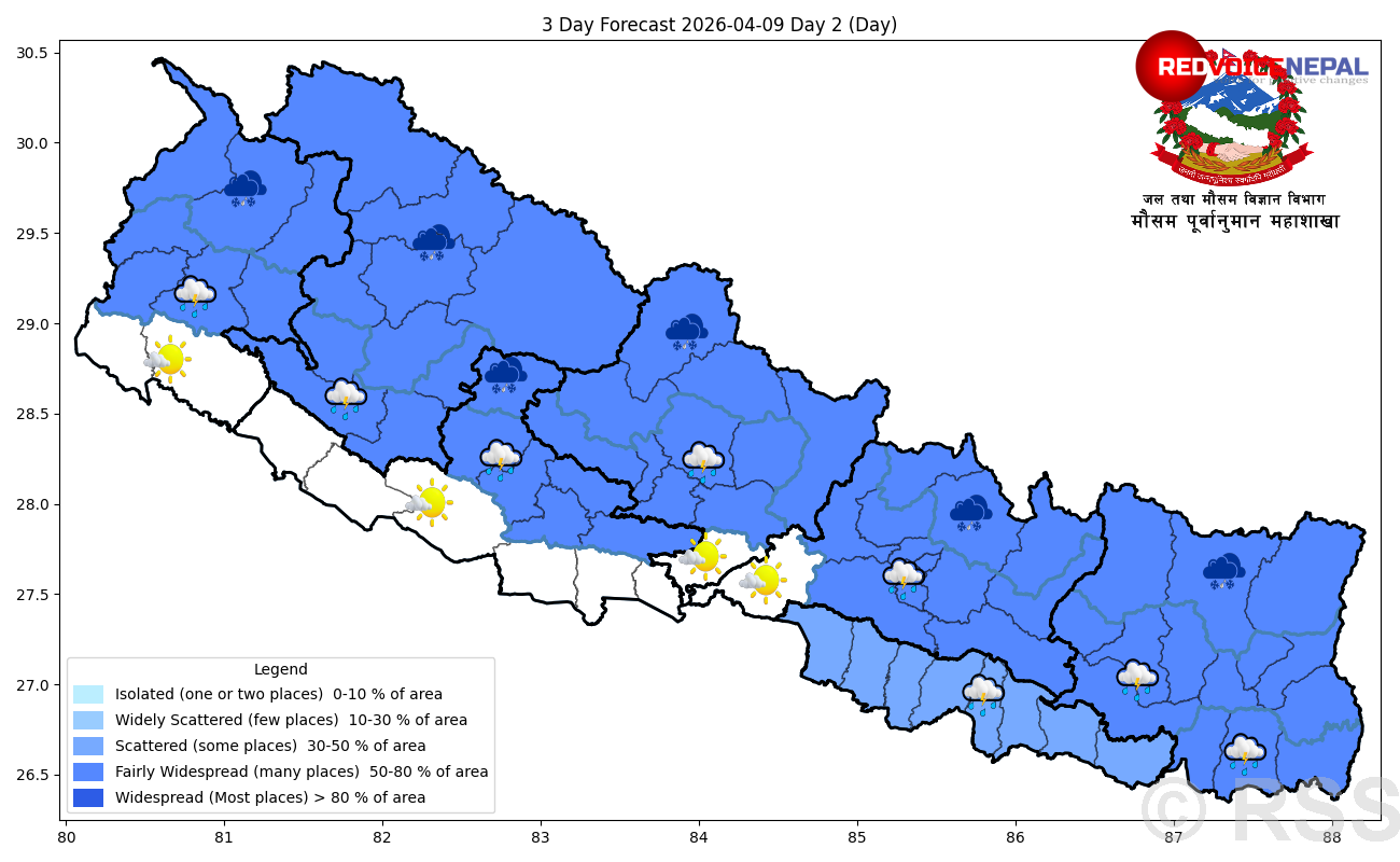 Unstable Weather Grips Nepal as Western System Triggers Rain ...
